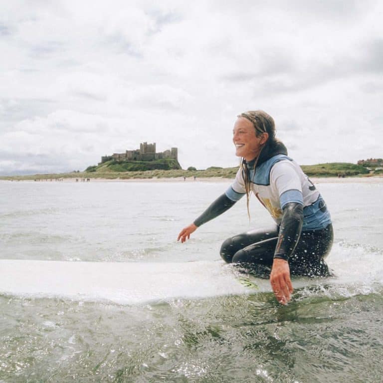 Emily Grimes: Surfing in the North - SurfGirl Magazine