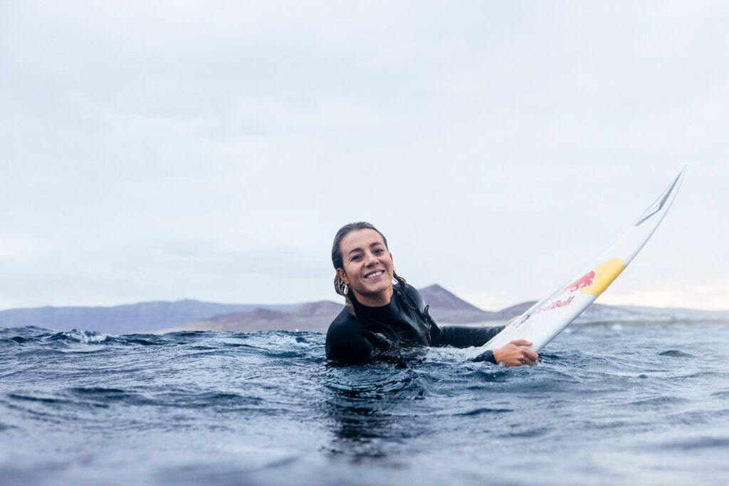 Laura's Big Wave Canaries Mission - SurfGirl Magazine