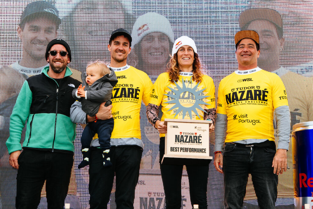 Justine Wins Nazaré Big Wave Challenge - SurfGirl Magazine